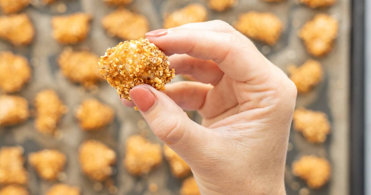 Popcorn Coated Popcorn Chicken - My Kids Lick The Bowl