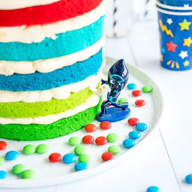 PJ Masks Cake - Easy DIY Birthday Cake For Kids