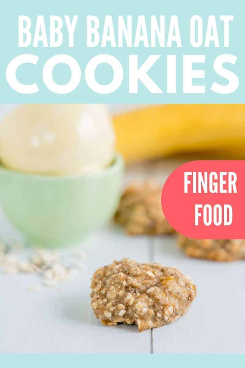Basic Banana Oat Baby Cookies - My Kids Lick The Bowl
