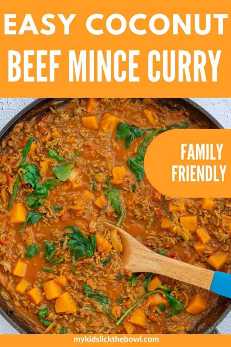 Mince Curry - Beef & Coconut - A Family Friendly Dinner