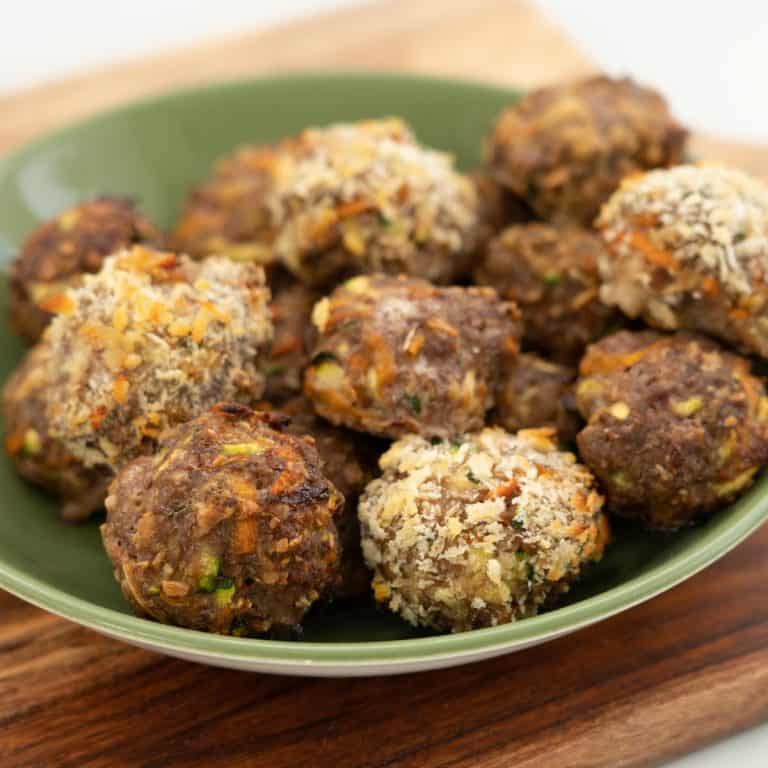 Beef & Vegetable Rissole Recipe (Oven Baked) - My Kids Lick The Bowl