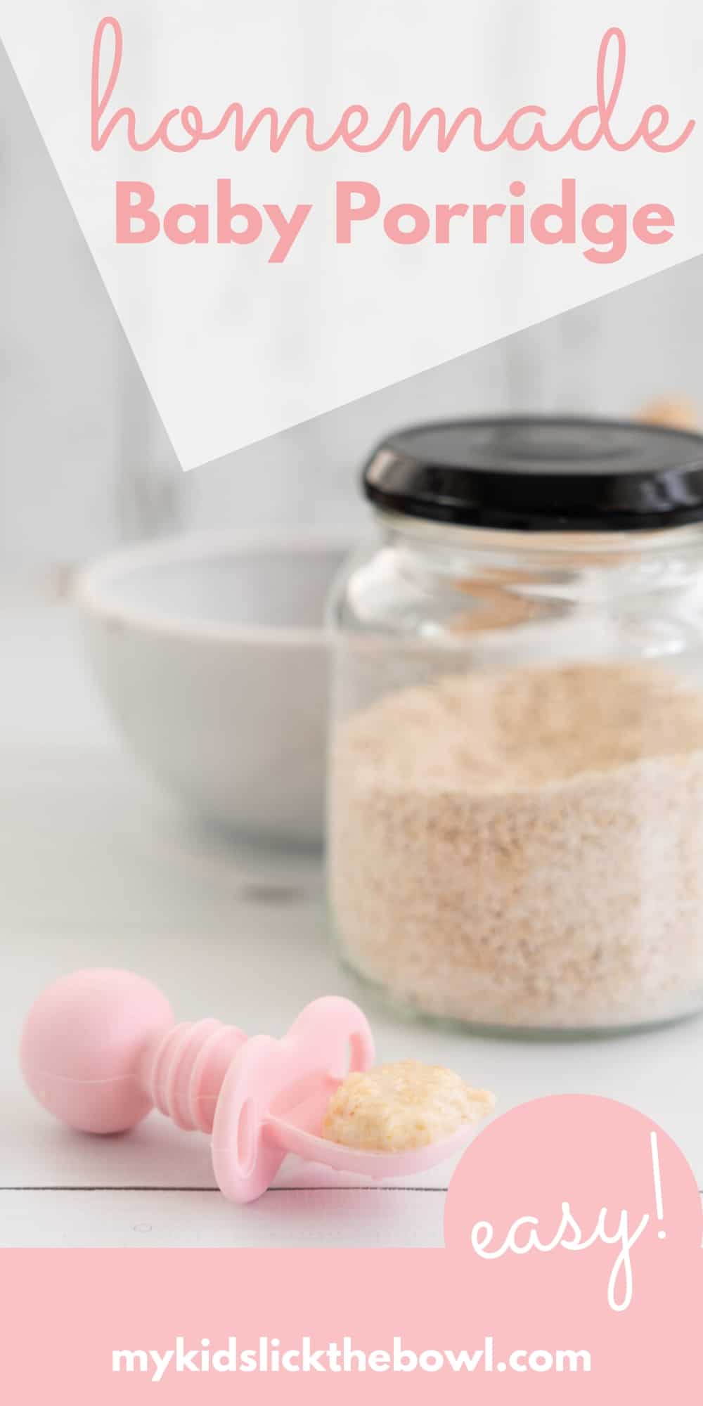 Homemade Baby Porridge - My Kids Lick The Bowl