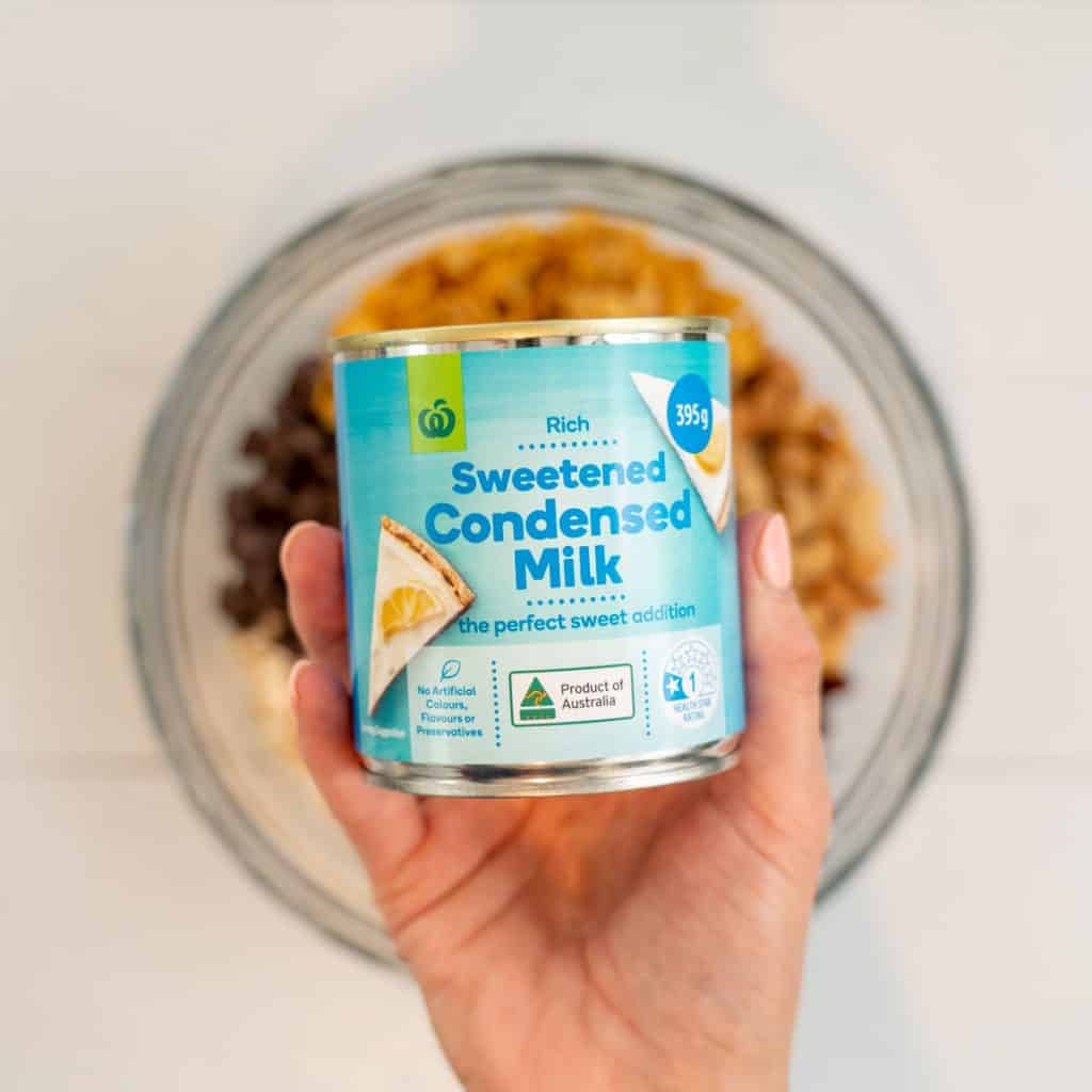 Condensed Milk Slice - The 5 Cup Recipe - My Kids Lick The Bowl