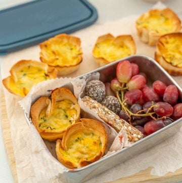 Bread cases | A Quick and Easy way to make Mini Quiches!