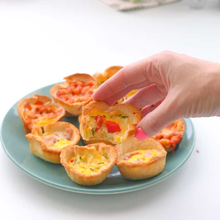 Bread cases | A Quick and Easy way to make Mini Quiches!