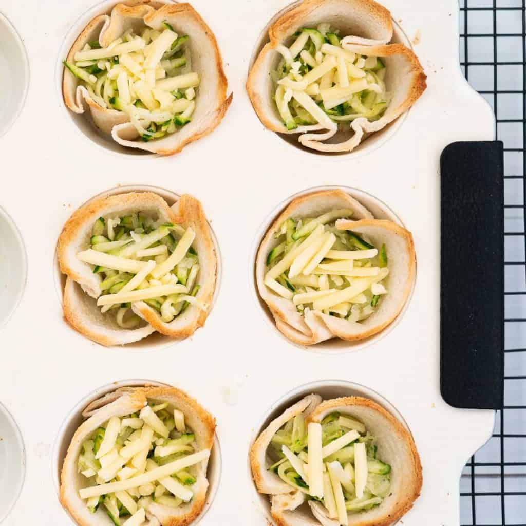 Bread cases | A Quick and Easy way to make Mini Quiches!