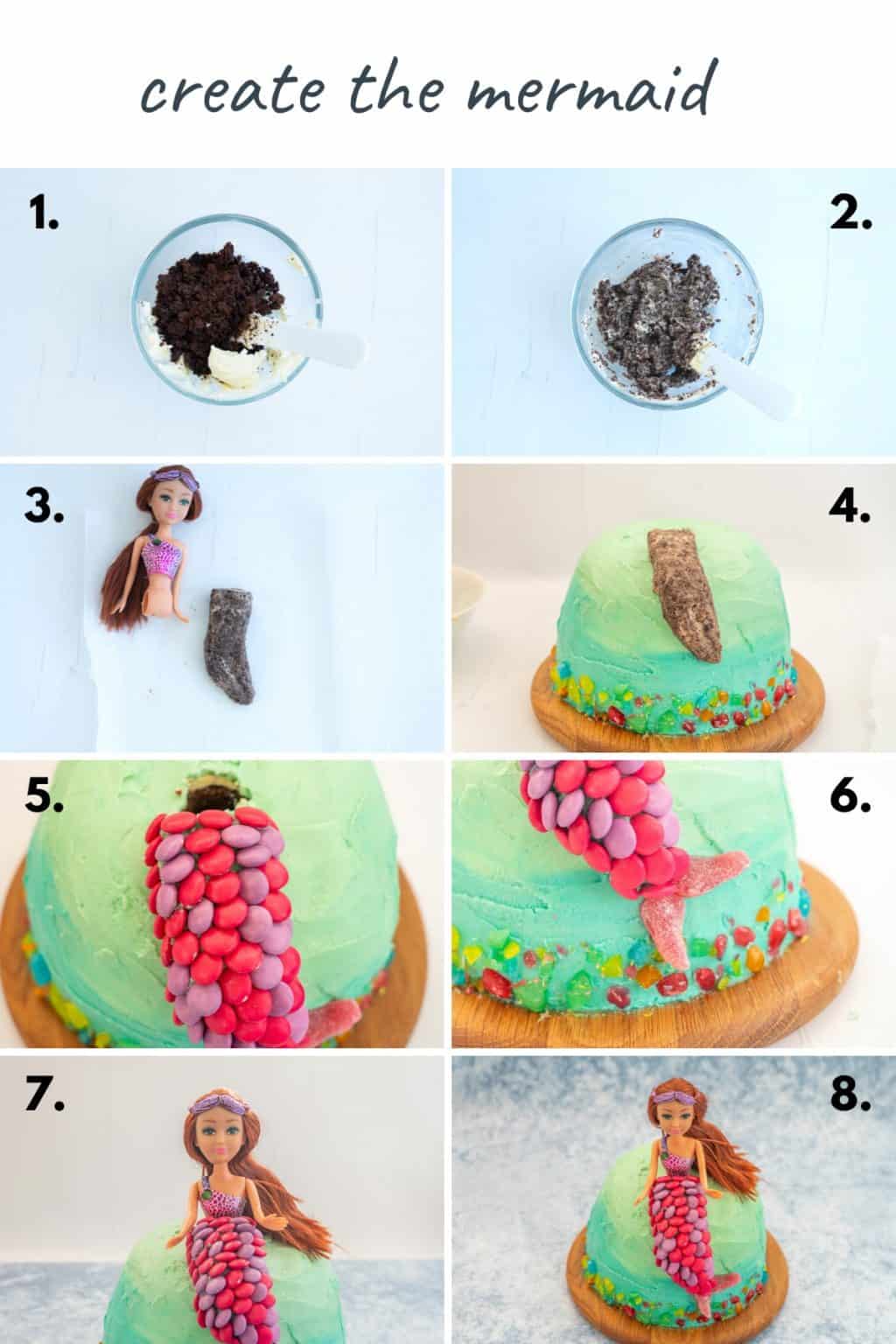 Mermaid Cake (Gluten-free Adaptable) - My Kids Lick The Bowl