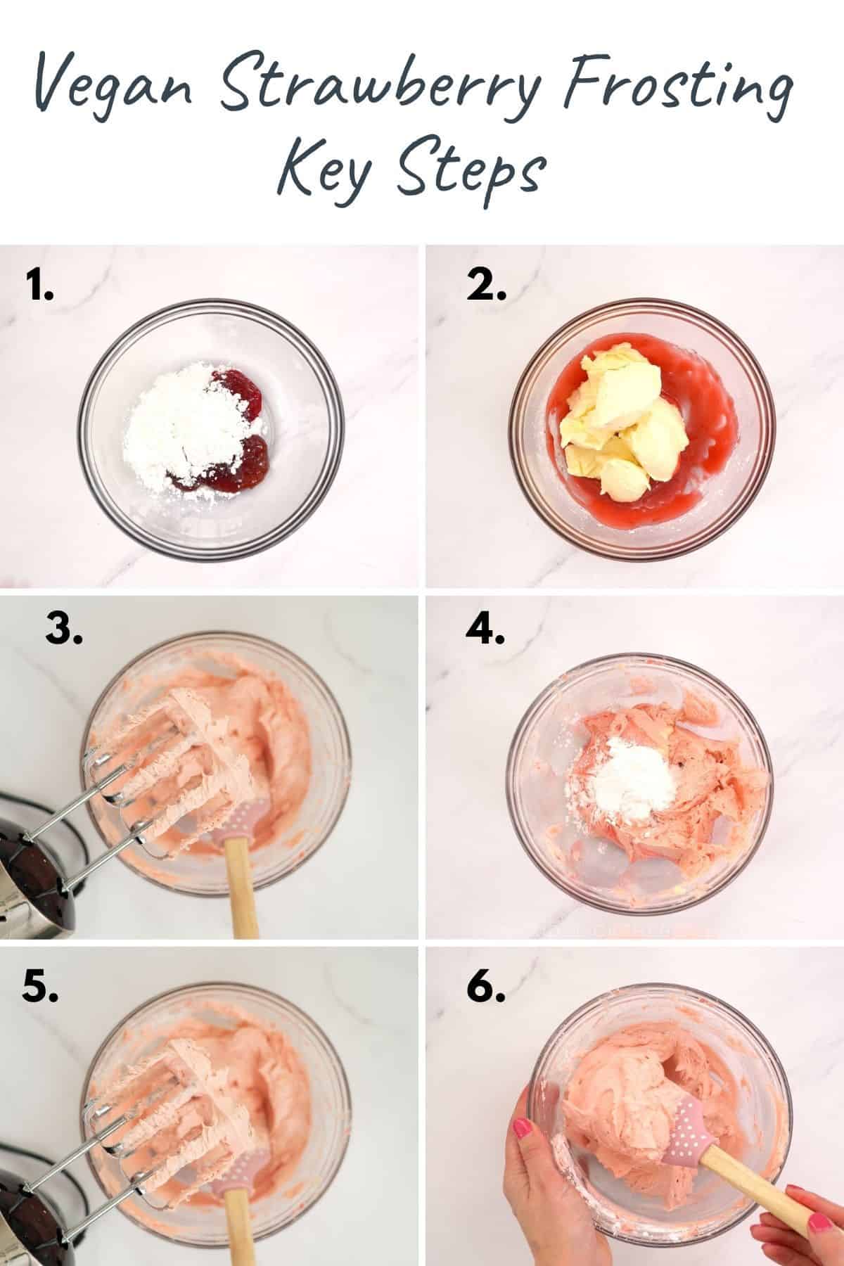 Vegan Strawberry Frosting - My Kids Lick The Bowl