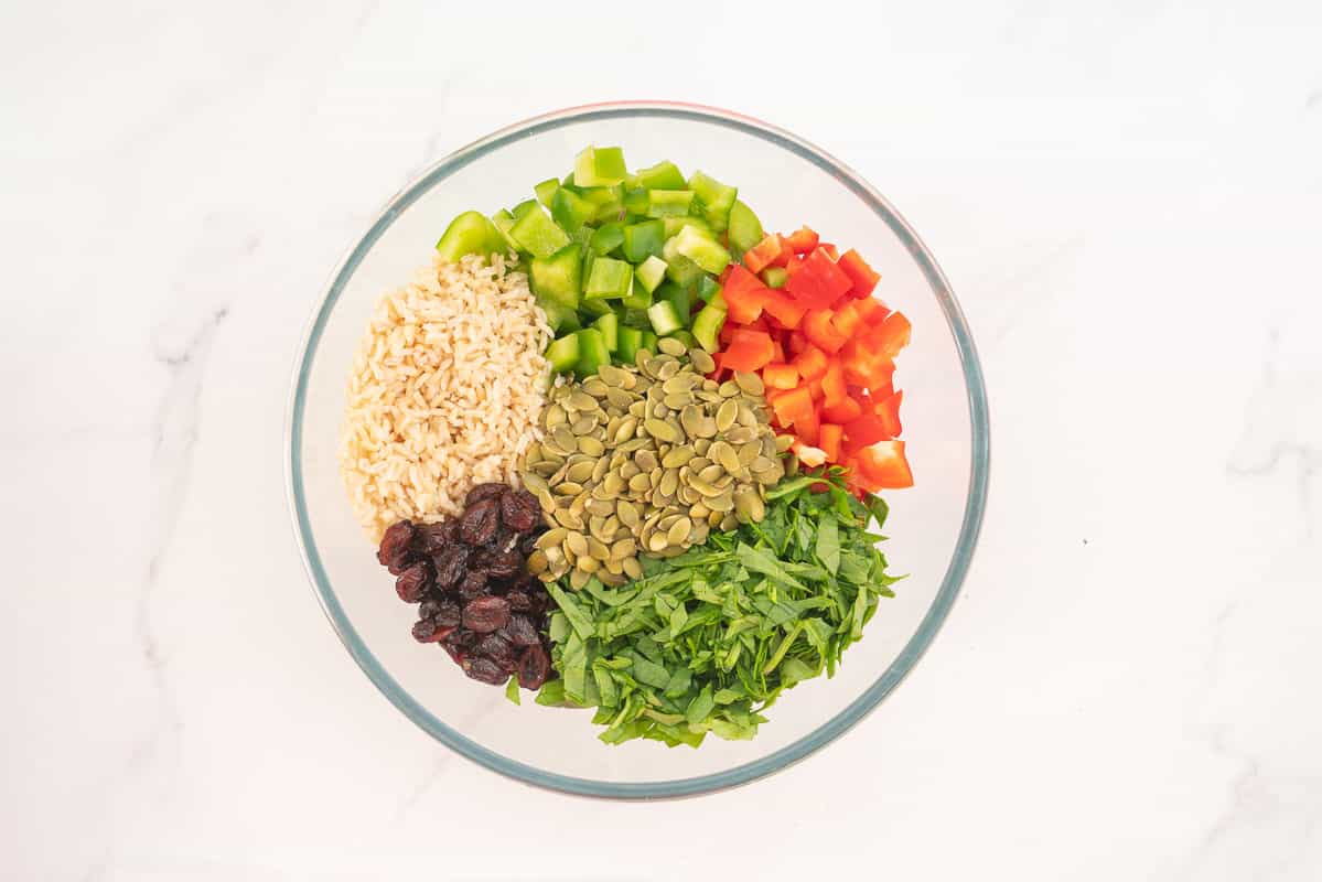 Christmas Rice Salad - My Kids Lick The Bowl