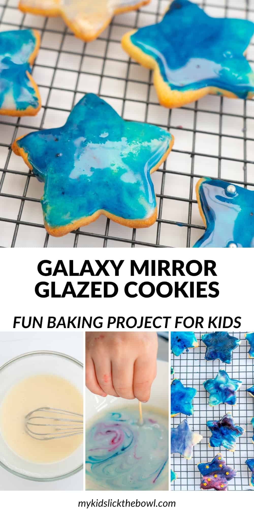 Galaxy Iced Cookies - For Matariki - Kids Baking Project