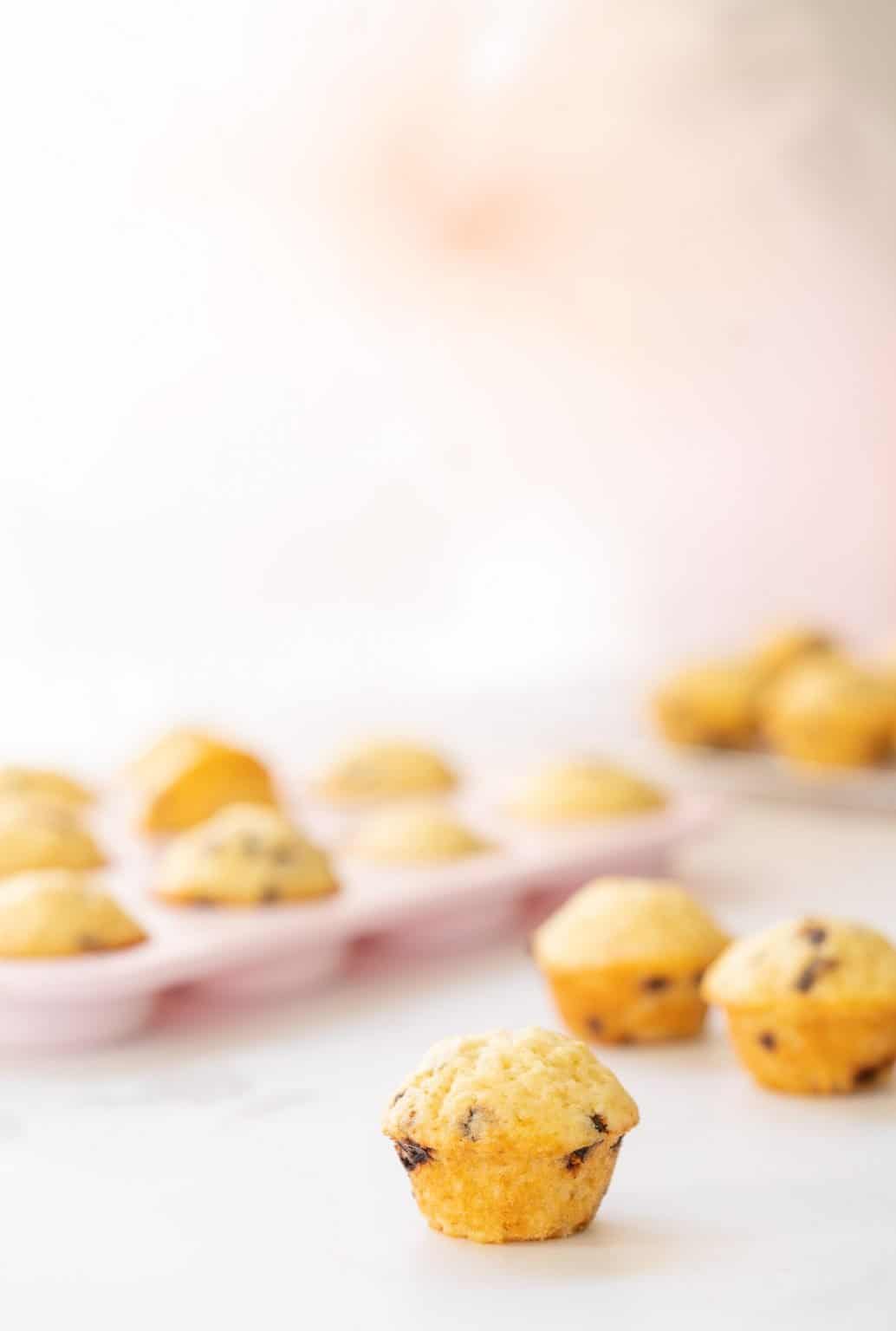 Chocolate Chip Mini Muffins - My Kids Lick The Bowl