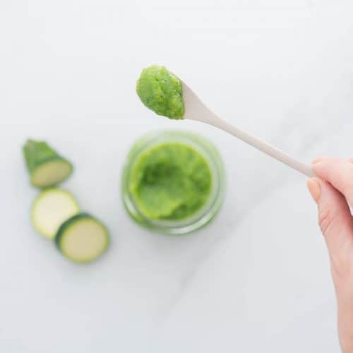Zucchini Puree - My Kids Lick The Bowl