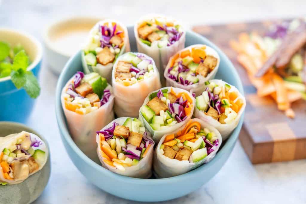 Rice Paper Rolls - My Kids Lick The Bowl