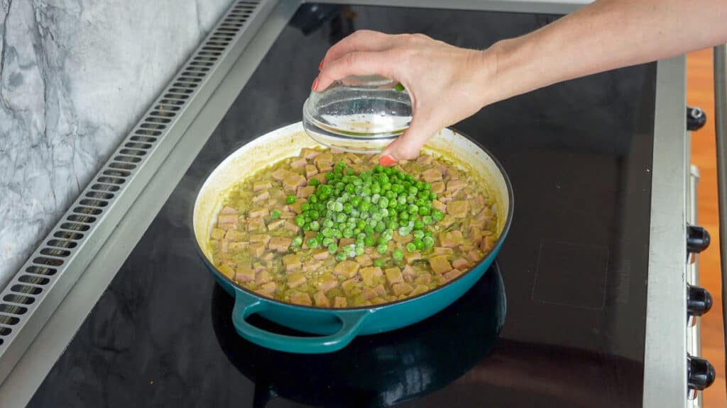 Ham and Pea Risotto - My Kids Lick The Bowl