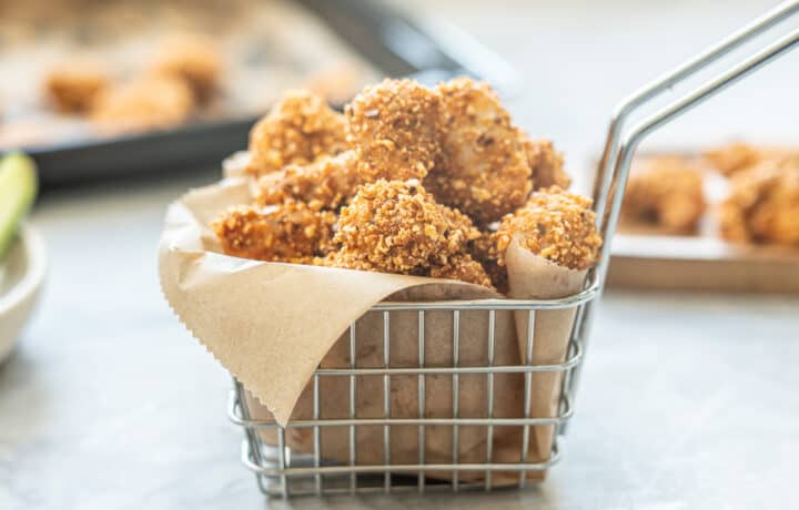 Popcorn Coated Popcorn Chicken - My Kids Lick The Bowl