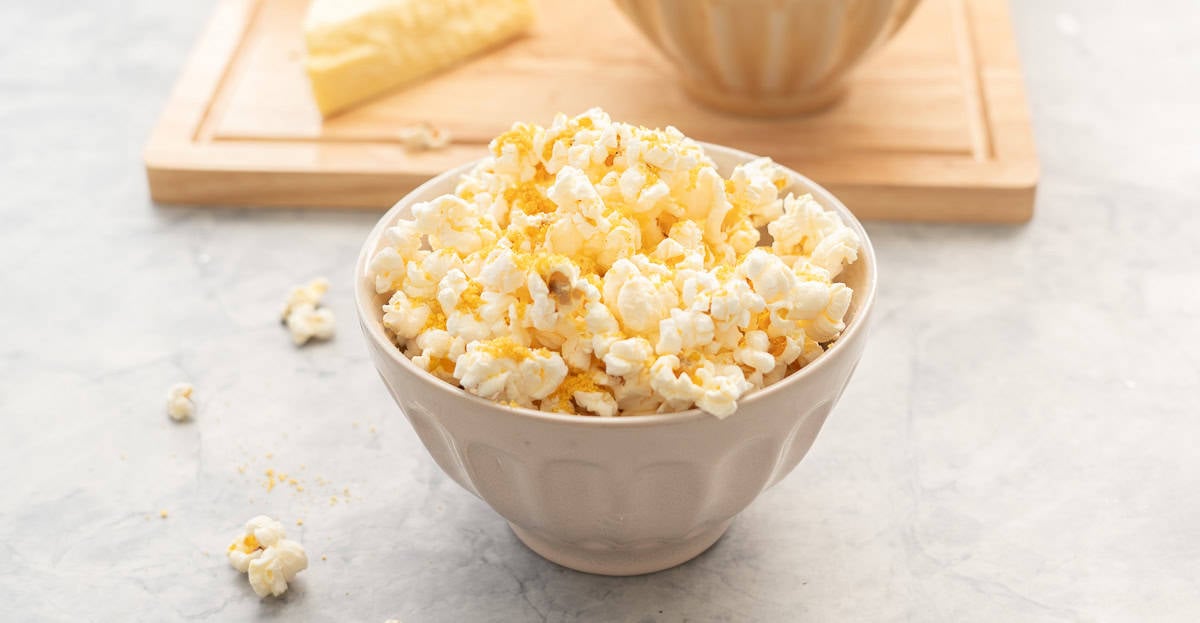 Cheese Popcorn - My Kids Lick The Bowl