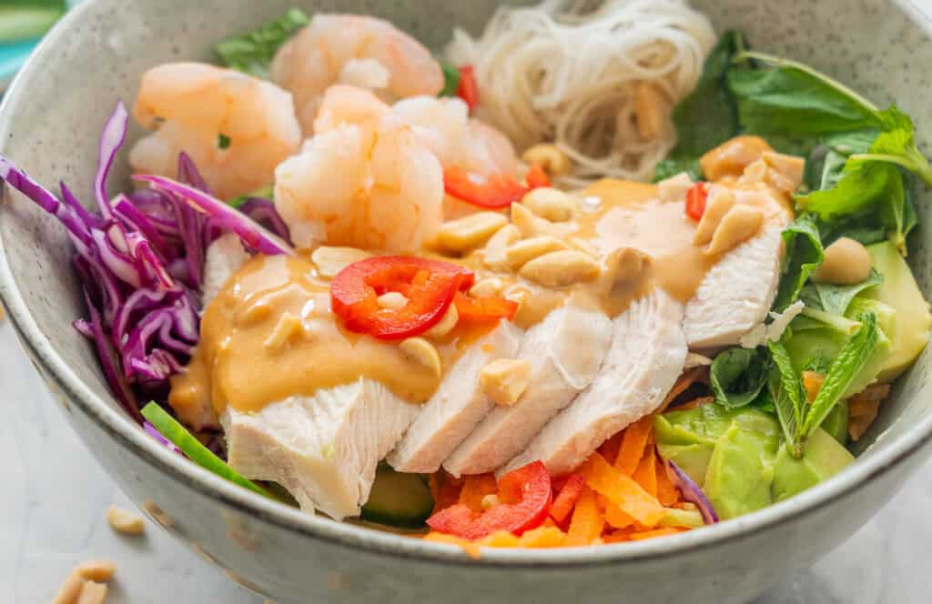 Summer Roll Bowls - My Kids Lick The Bowl